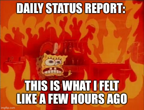 Burning Spongebob Imgflip