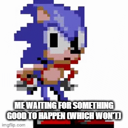 Sonic waiting - Imgflip