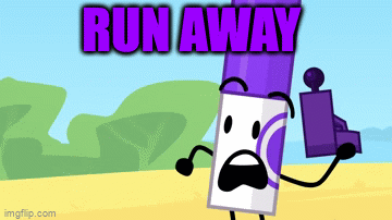 Run away marker - Imgflip