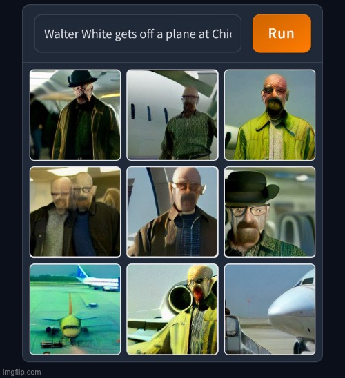 Storytime I: Walter White gets off the plane - Imgflip