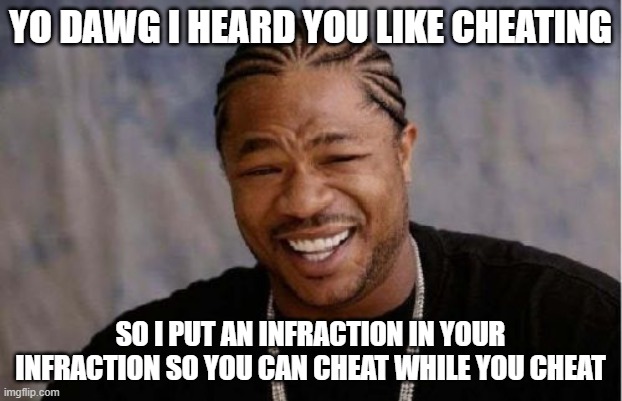 EVEN HIS CHEATING IS CHEATING - Imgflip