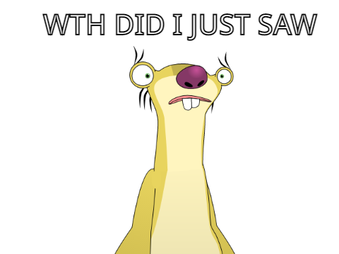 Sid disturbed about X Blank Template - Imgflip