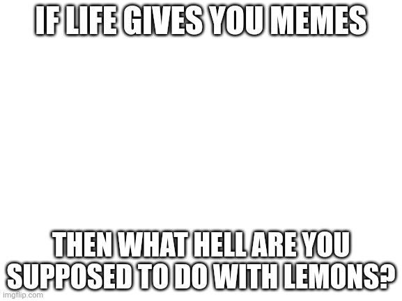 Blank White Template - Imgflip