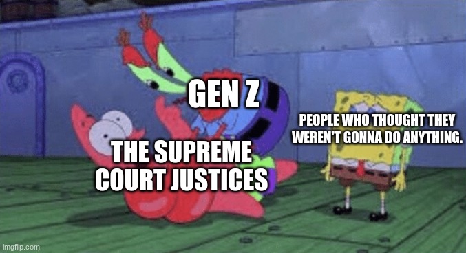 Mr. Krabs Choking Patrick - Imgflip