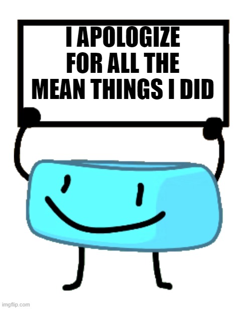 He's apologizing!!!!!!!!! - Imgflip