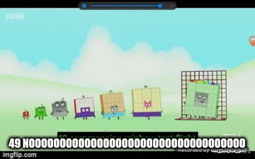 1000.000 numberblocks 49 - Imgflip