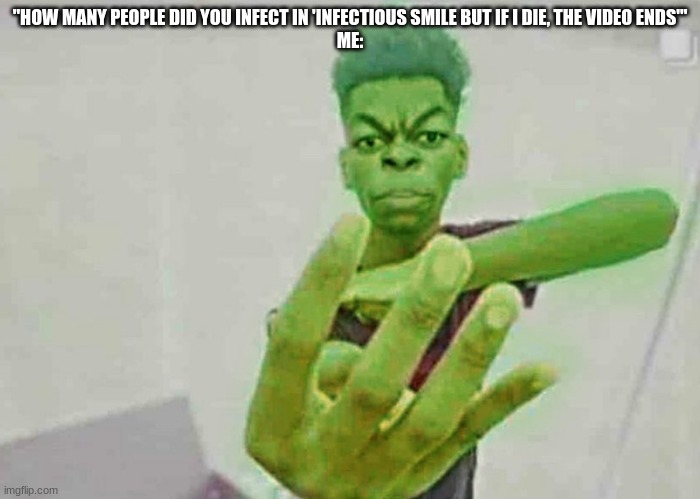 Beast Boy Holding Up 4 Fingers - Imgflip