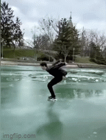 When Ice Acrobatics Goes Wrong - Imgflip