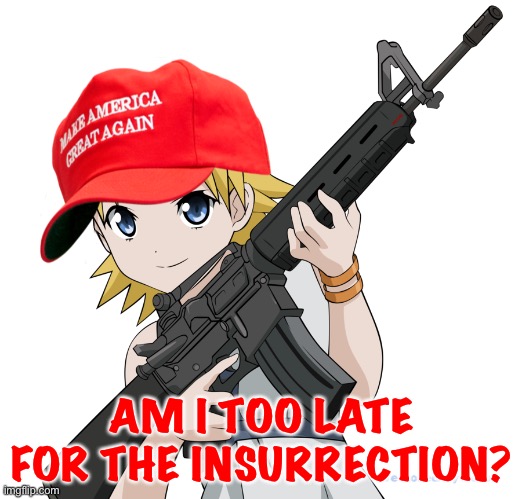 Image tagged in maga girl eith gun - Imgflip