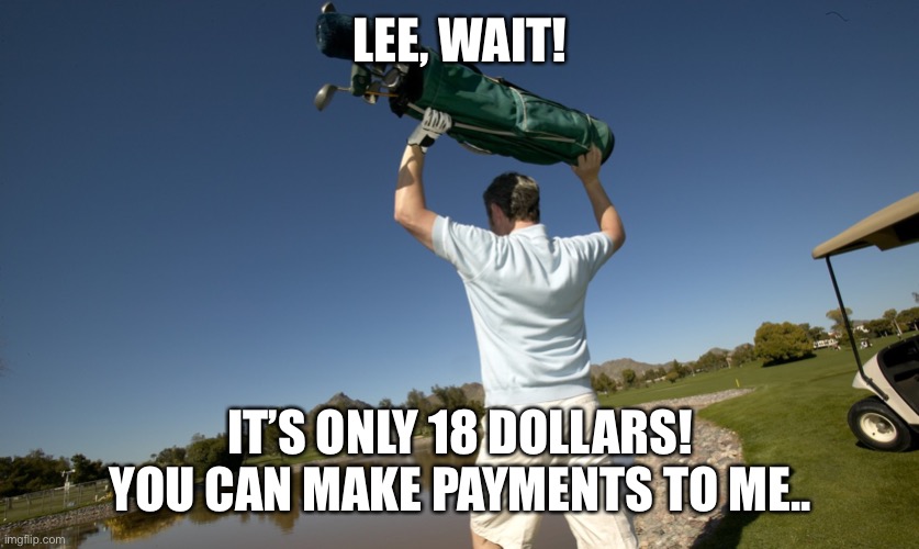 Angry Golfer - Imgflip