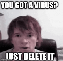 Just delete it - Imgflip