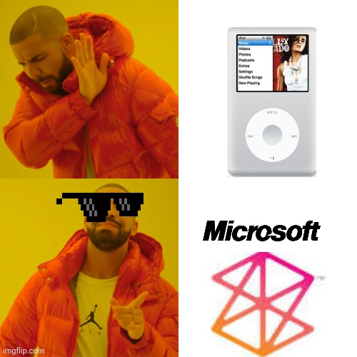 I make meme for Microsoft Zune - Imgflip