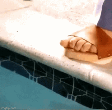 Me dipping a toe in the pool - Imgflip