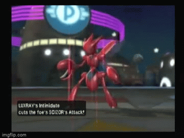 Scizor idle stance animation loop | Pokemon Battle Revolution (2007 ...