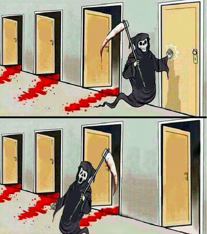 Grim Reaper Running Away Memes Imgflip