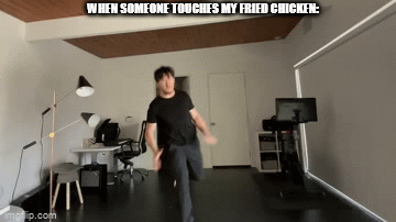 Dont touch my food! - Imgflip