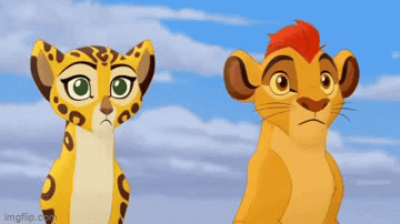 Kion and Fuli Side-Eye (gif) - Imgflip