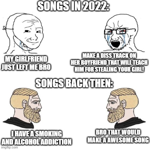 Basically Songs Now Revolve Around Love Imgflip