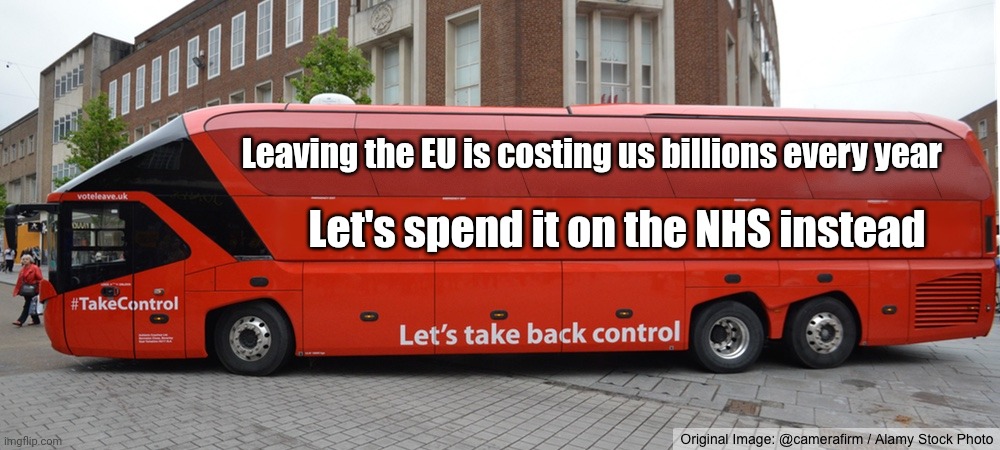 Brexit Bus Blank - Imgflip