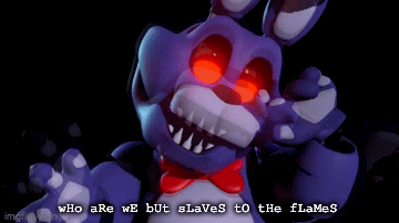 Bonnie's reaction when he sees himself in FNAF Logic - Imgflip