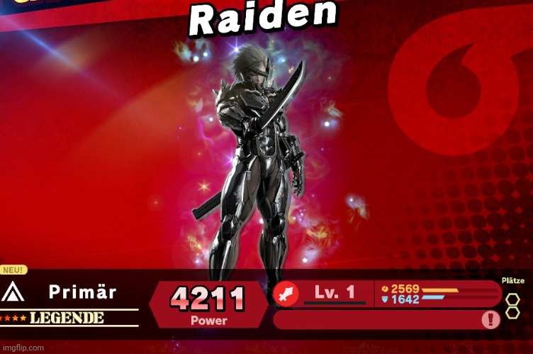 Raiden in smash bros - Imgflip