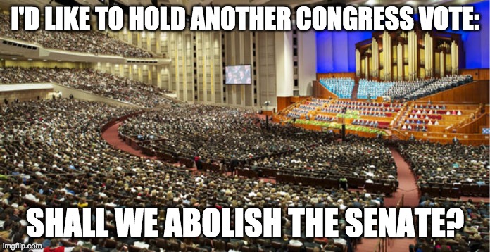 This stream doesn't really seem big enough to require two chambers of ...