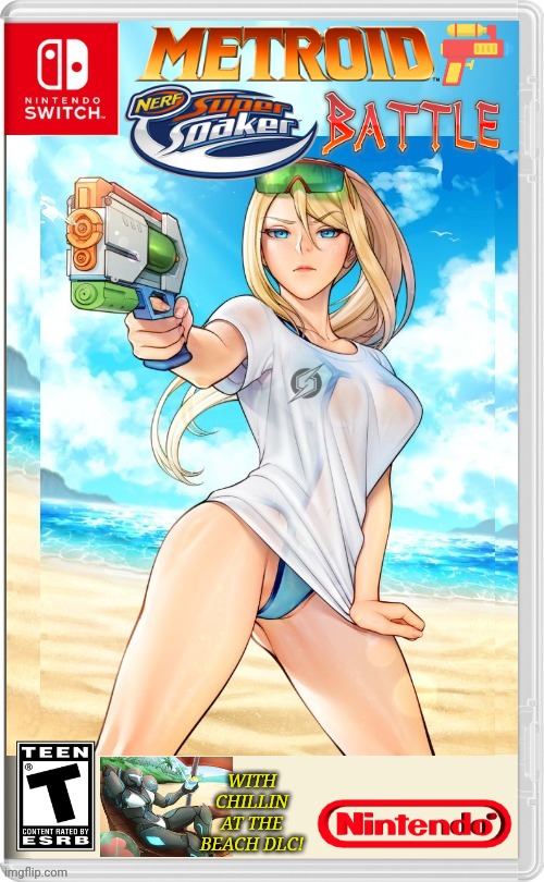 WATER GUN FIGHT WITH SAMUS! - Imgflip