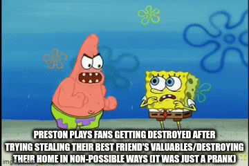 Patrick punches Spongebob - Imgflip