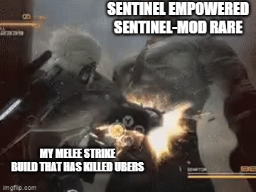 Sentineled sentinel rare mobs be like - Imgflip