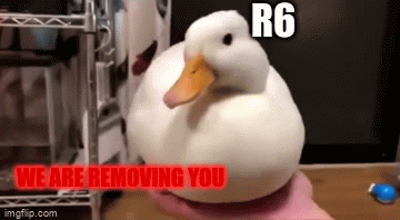 R6 bein removed- - Imgflip