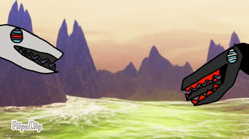 There's supposted to be a bite animation afterwards but it didn't want ...