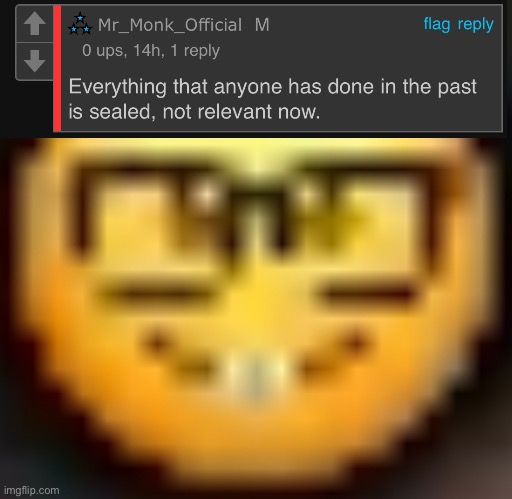 Well I guess what Nar did is sealed and irrelevant because it’s in the ...