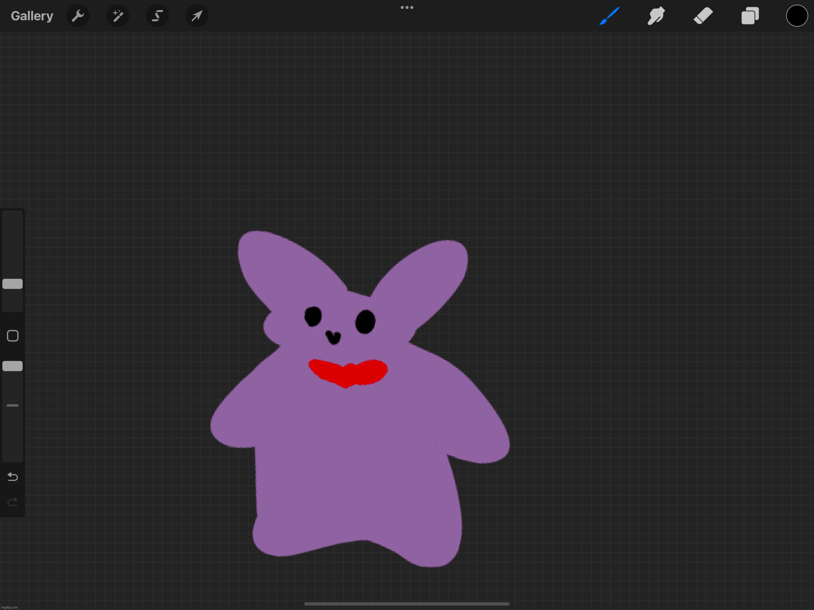 i drew bonnie cause he looks polite - Imgflip