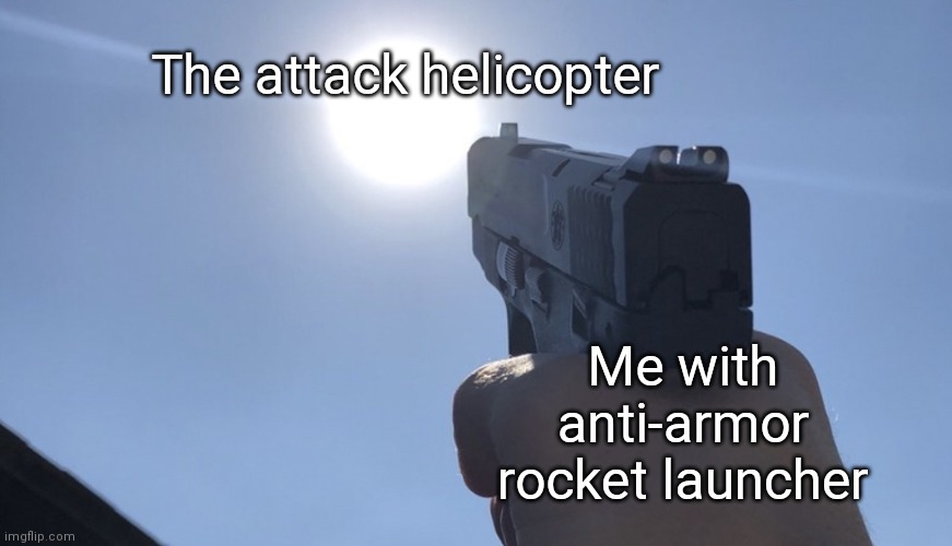 Context: I was playing Battlefield 2042 and I destroyed a helicopter ...