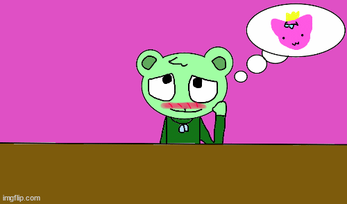 flippy thinking about me (i'm laughing at the arm) [sammy note: mhm oki ...