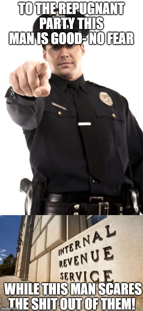 IRS scares CHEATERS - Imgflip