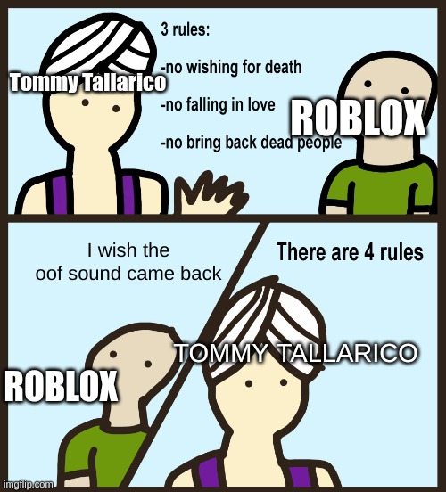 Genie Rules Meme Imgflip