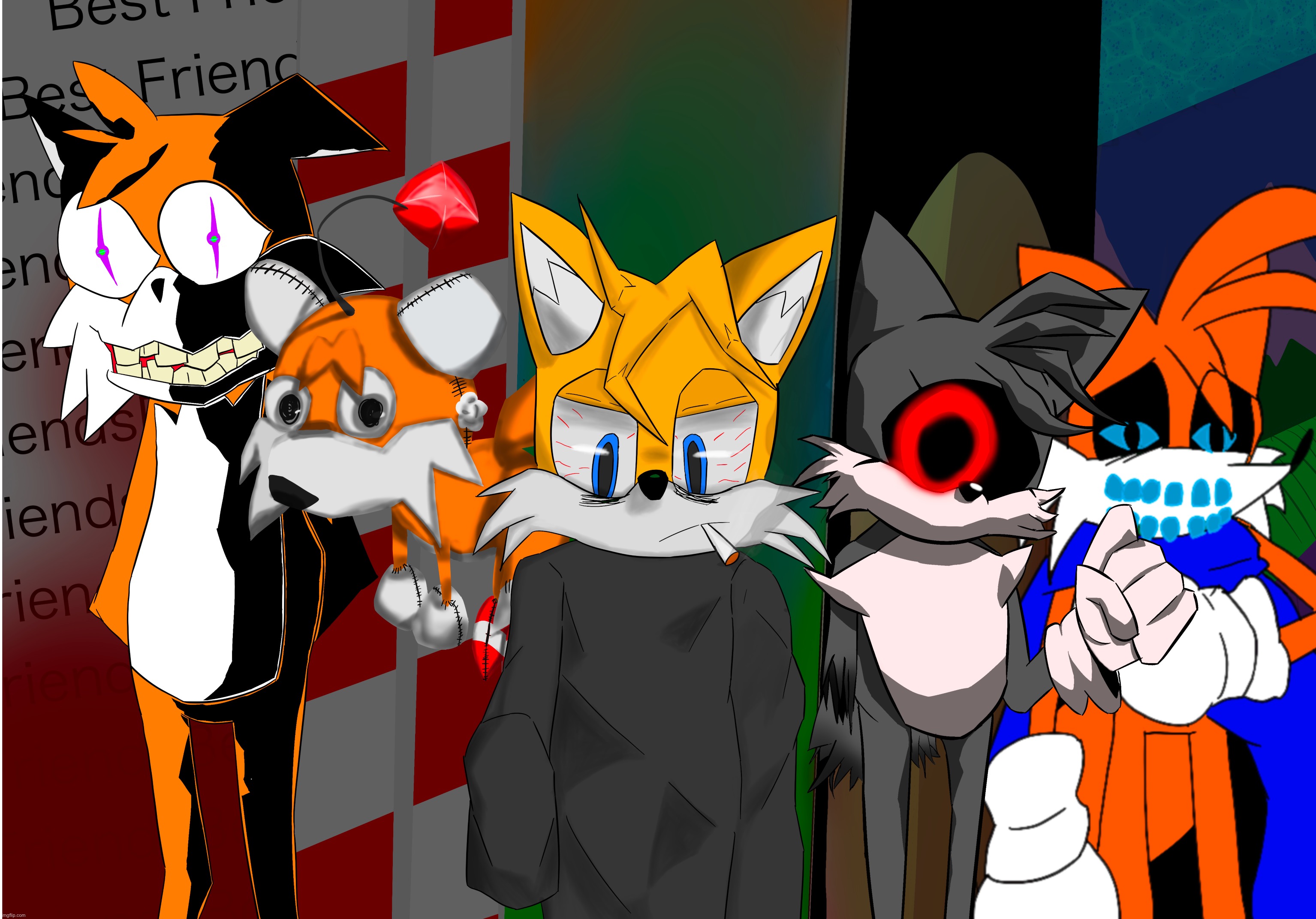 tails (haha i totally slept last night) - Imgflip