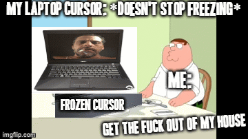 I swear to god if i find out this stupid cursor is still freezing all ...