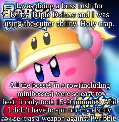 Cutter is OP as hell. - Imgflip