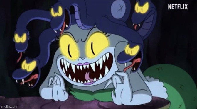 Got nothing else so, here's an image of Cala Maria in The Cuphead Show ...