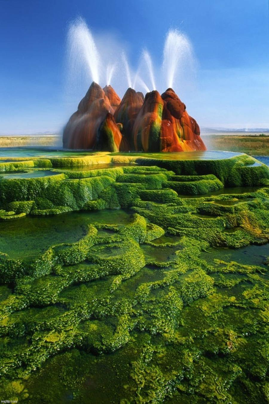 Fly Geyser, Nevada - Imgflip
