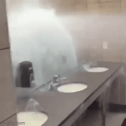 Bathroom disaster - Imgflip