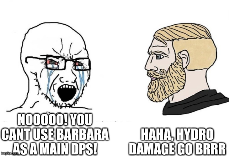 haha hydro dmg go brrr - Imgflip