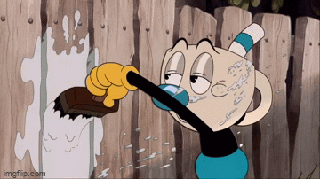 what's mugman got on his face - Imgflip