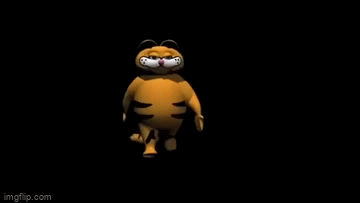 basically my cat at 4am (furry related??.. Ehhh... Garfields a furry so ...