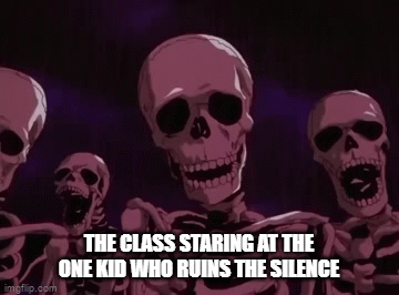 Don't know about your class but mines does this - Imgflip