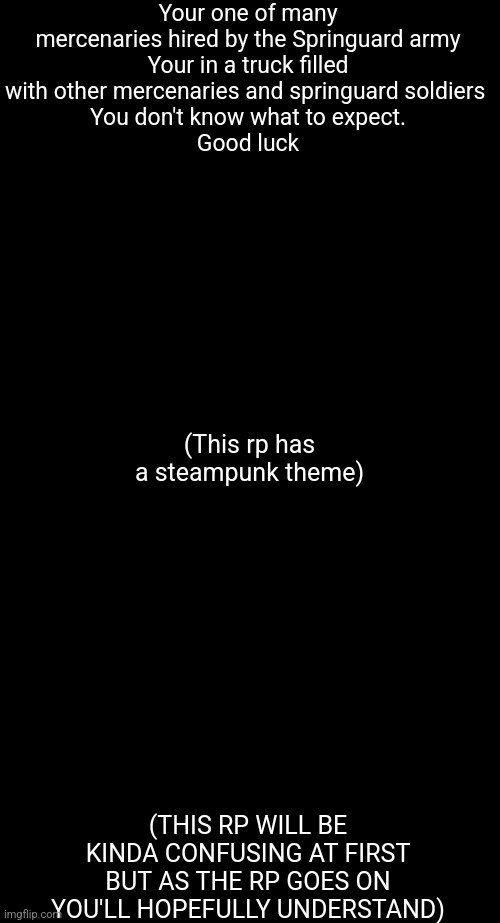 (No OP OCs and no joke OCs) - Imgflip