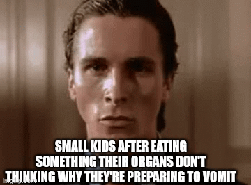 Patrick Bateman stares - Imgflip