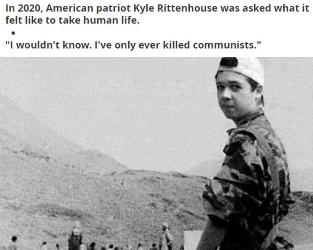 In 2020, Kyle Rittenhouse was asked what it felt like to take human ...